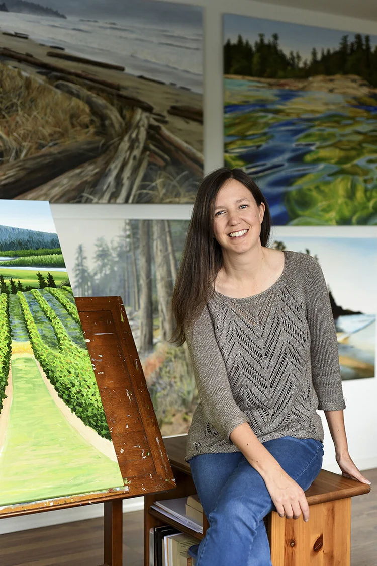 Artist's Home Studio Digital Tour Kelly Corbett — The Old School House ...