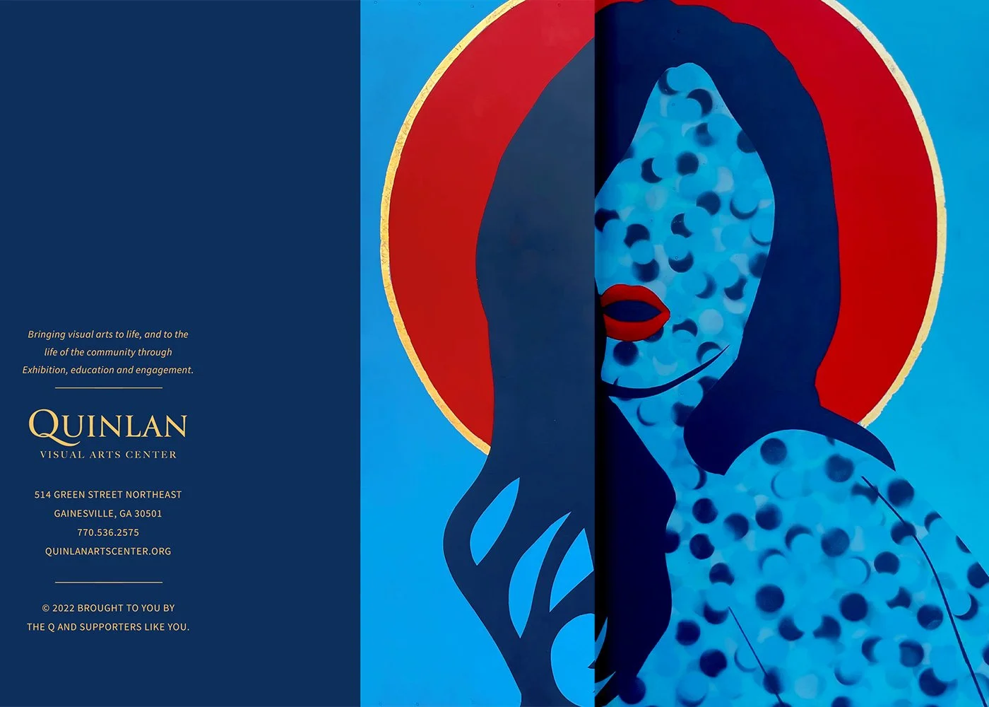 * Quinlan Visual Arts Gala auction catalog layout and design by Justin ...