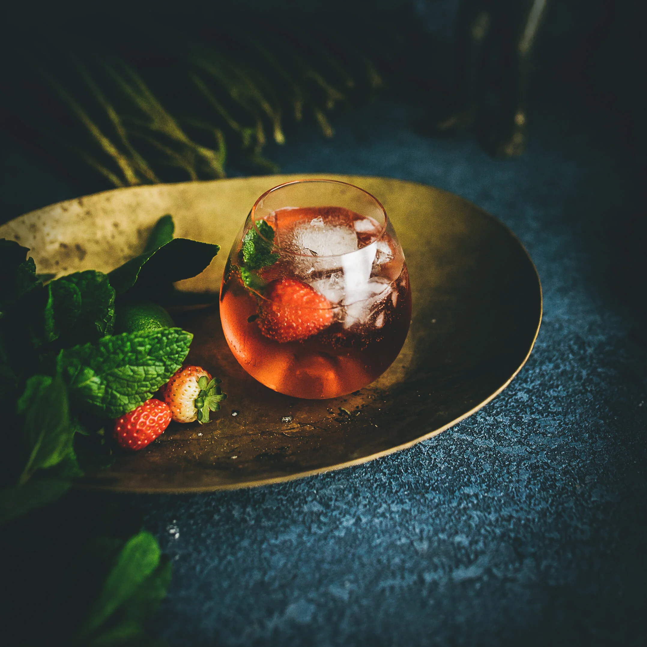 Sparkling Strawberry & Bitters — The Curious Cabinet