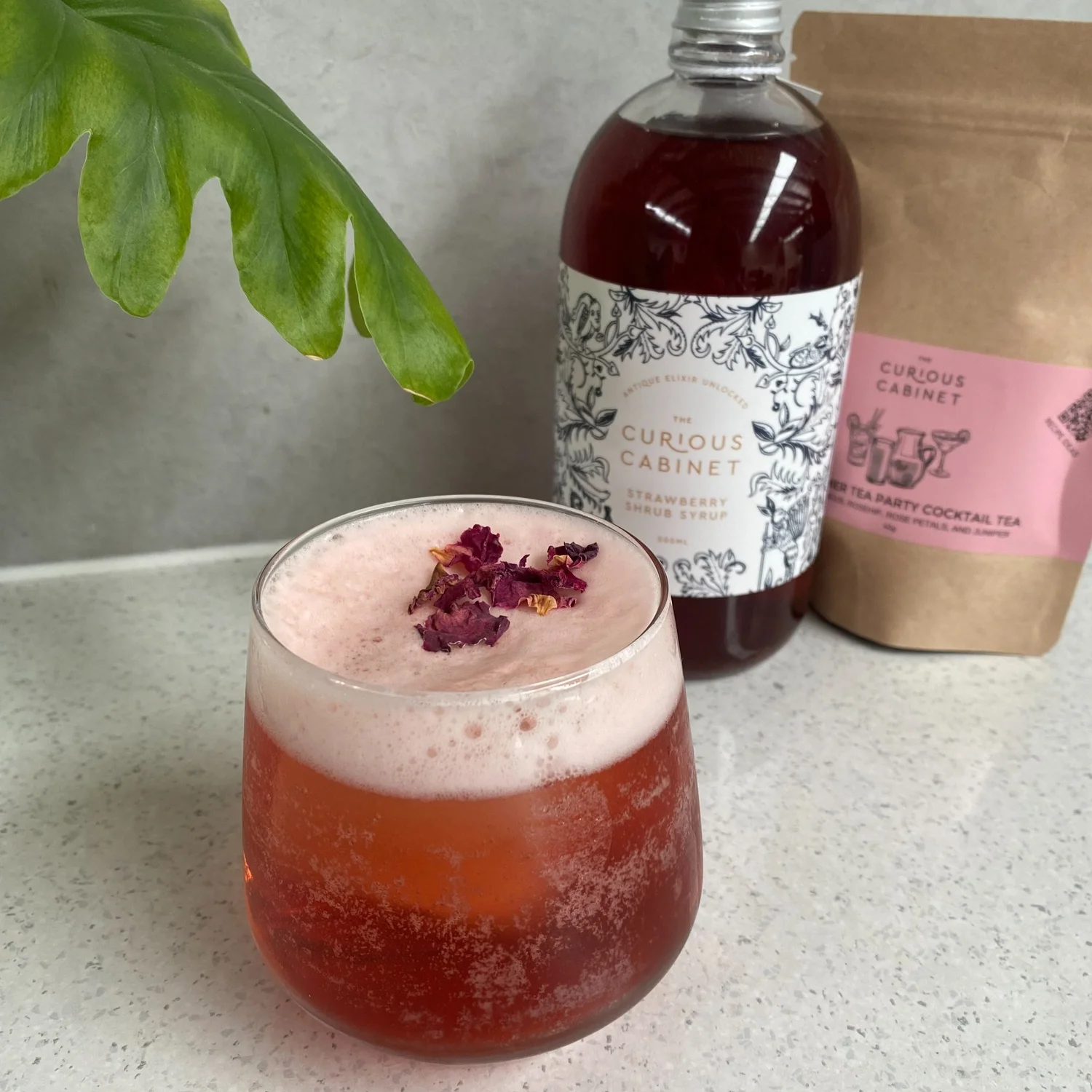 Strawberry Rose Fizz — The Curious Cabinet