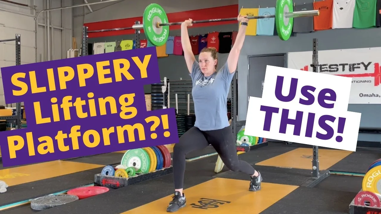 Slippery Lifting Platform?! Use THIS. — Testify Strength & Conditioning