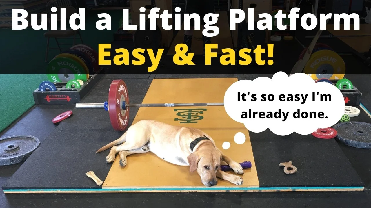 DIY Lifting Platform - Easy and Fast! | Omaha's Best Gym — Testify ...