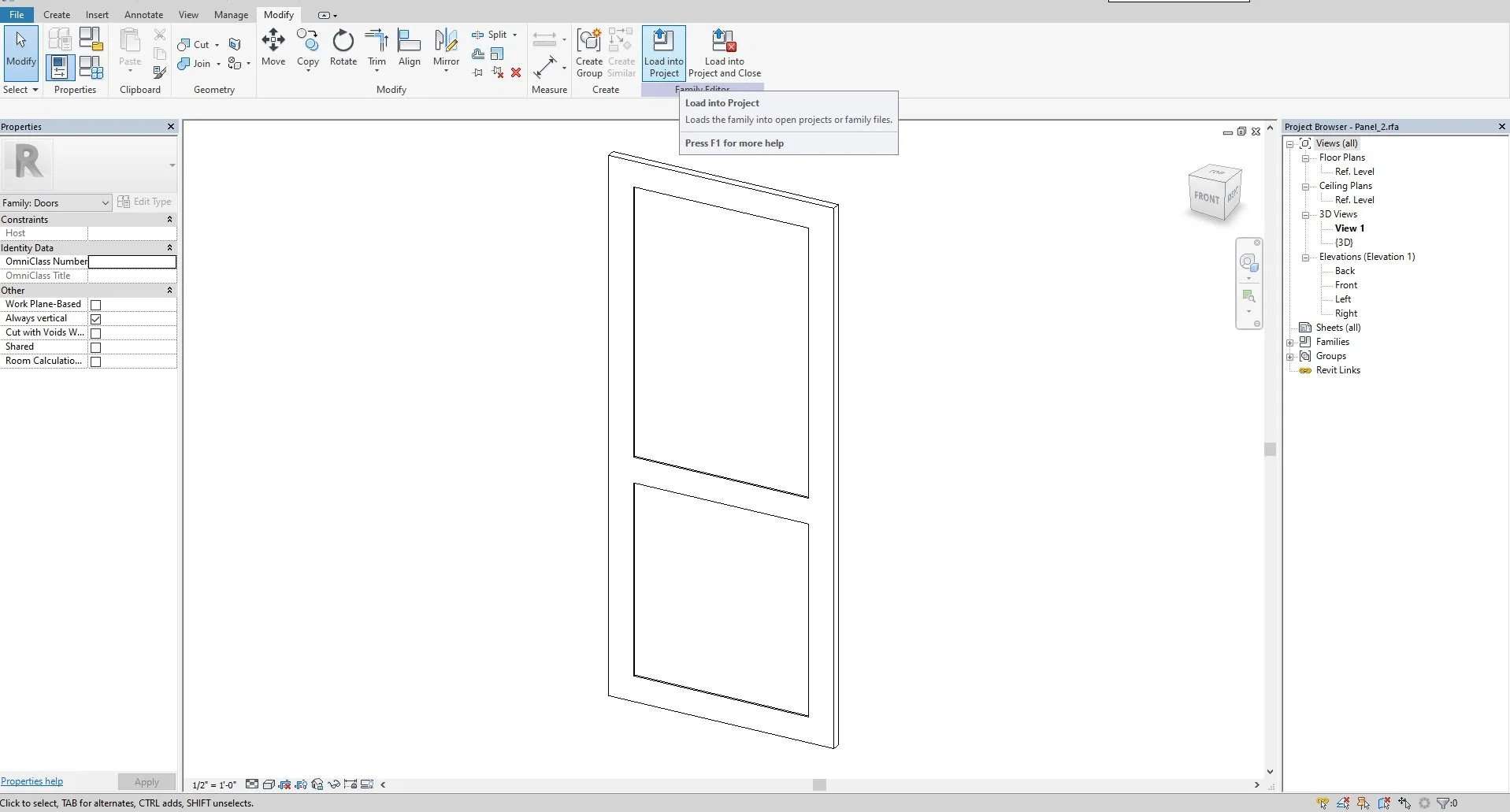 Building Better Revit Doors: Family Guide