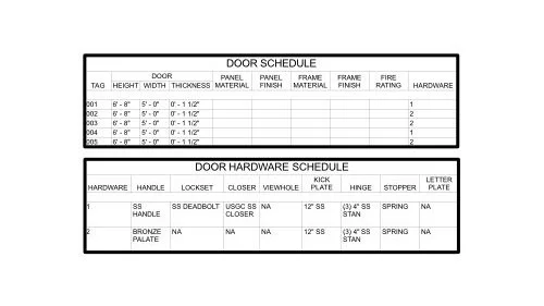 3 Examples of Using Revit Key Schedules for Efficient Documentation
