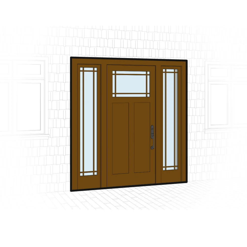 How To Add Trim Flat Cabinet Doors In Revit Family | www ...