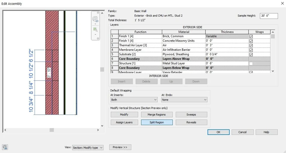 Creating Complex Wall Assemblies in Revit
