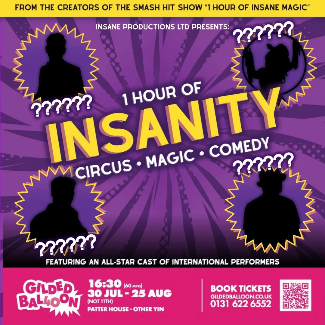 Top Magic Shows to See at the Edinburgh Festival Fringe 2025 — Cameron ...