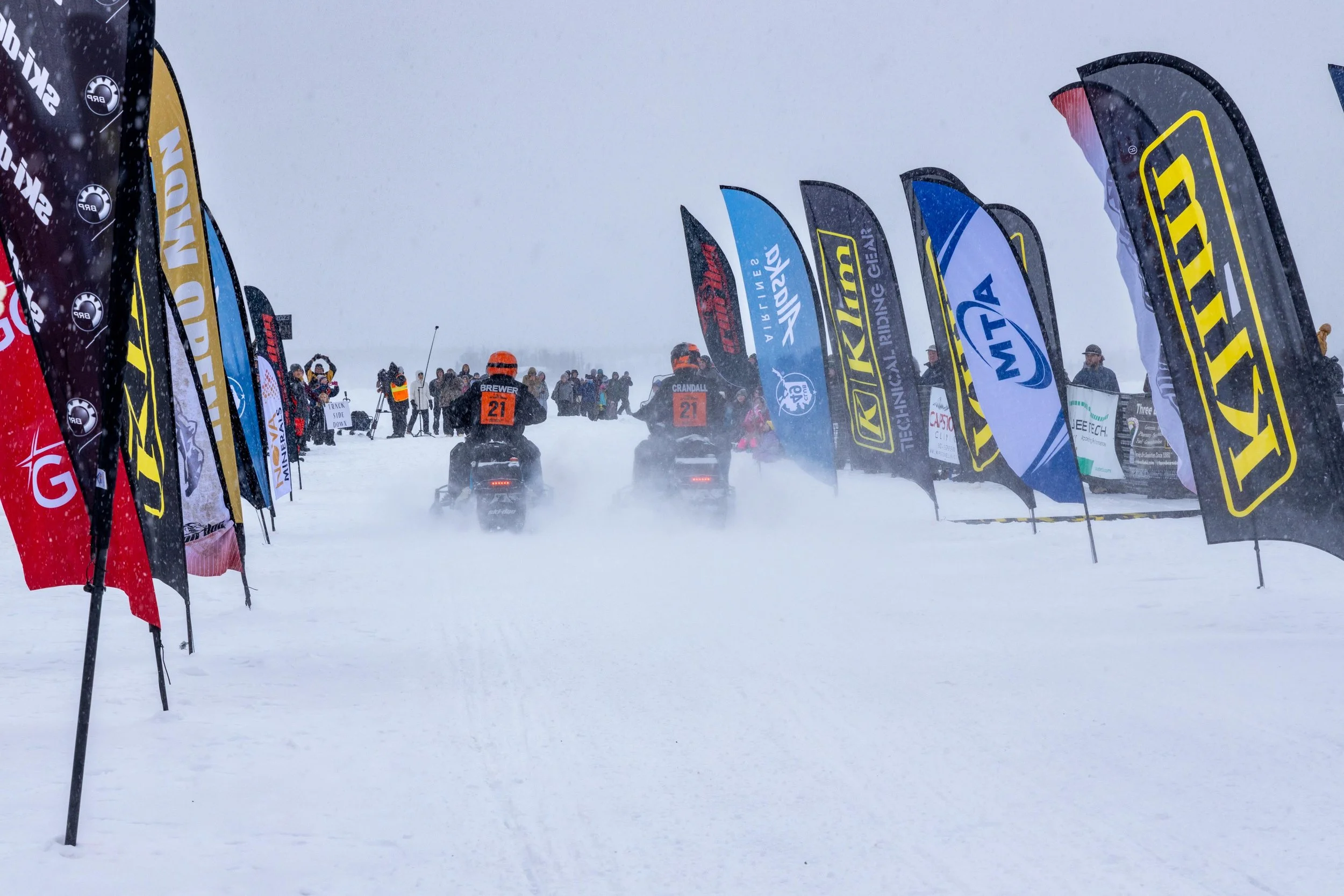 Deep snow slows Pro Class racers, but the race continues — Iron Dog Race