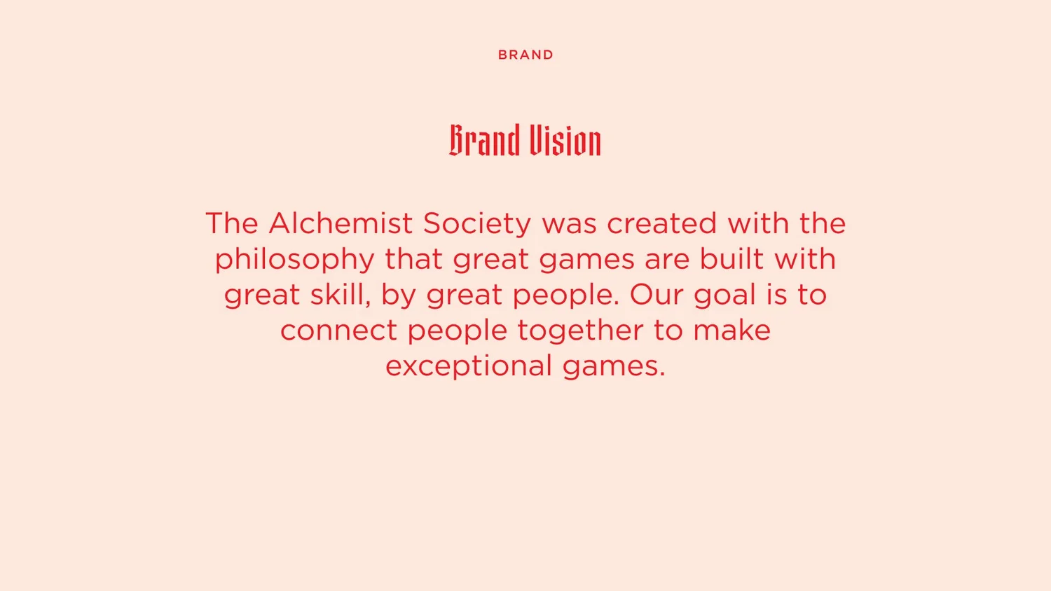 The Alchemist Society — Matthew Sherman