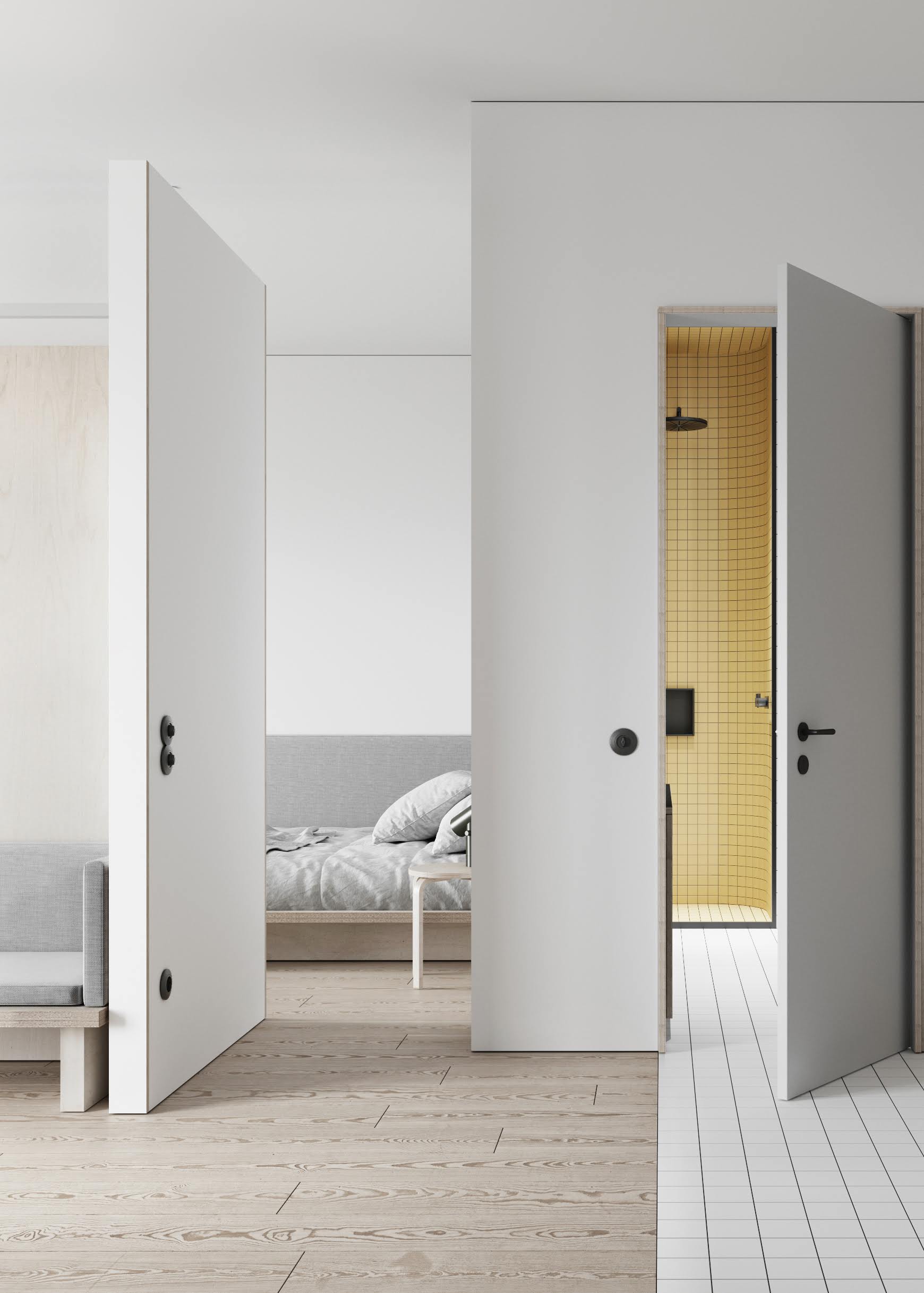 LIS Design Studio Creates More With Less for This Ukraine Residence