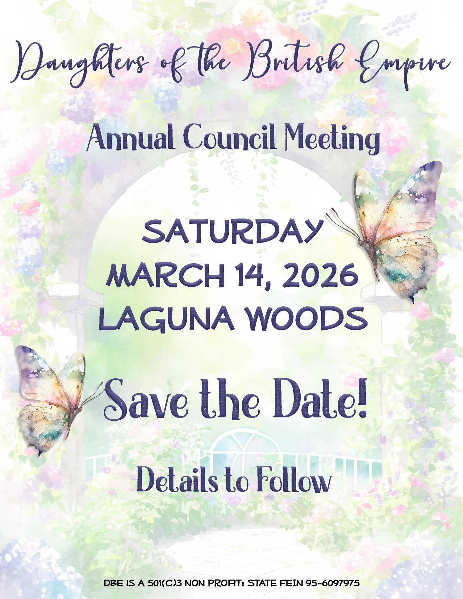 Upcoming Events — DBE in CA Inc.