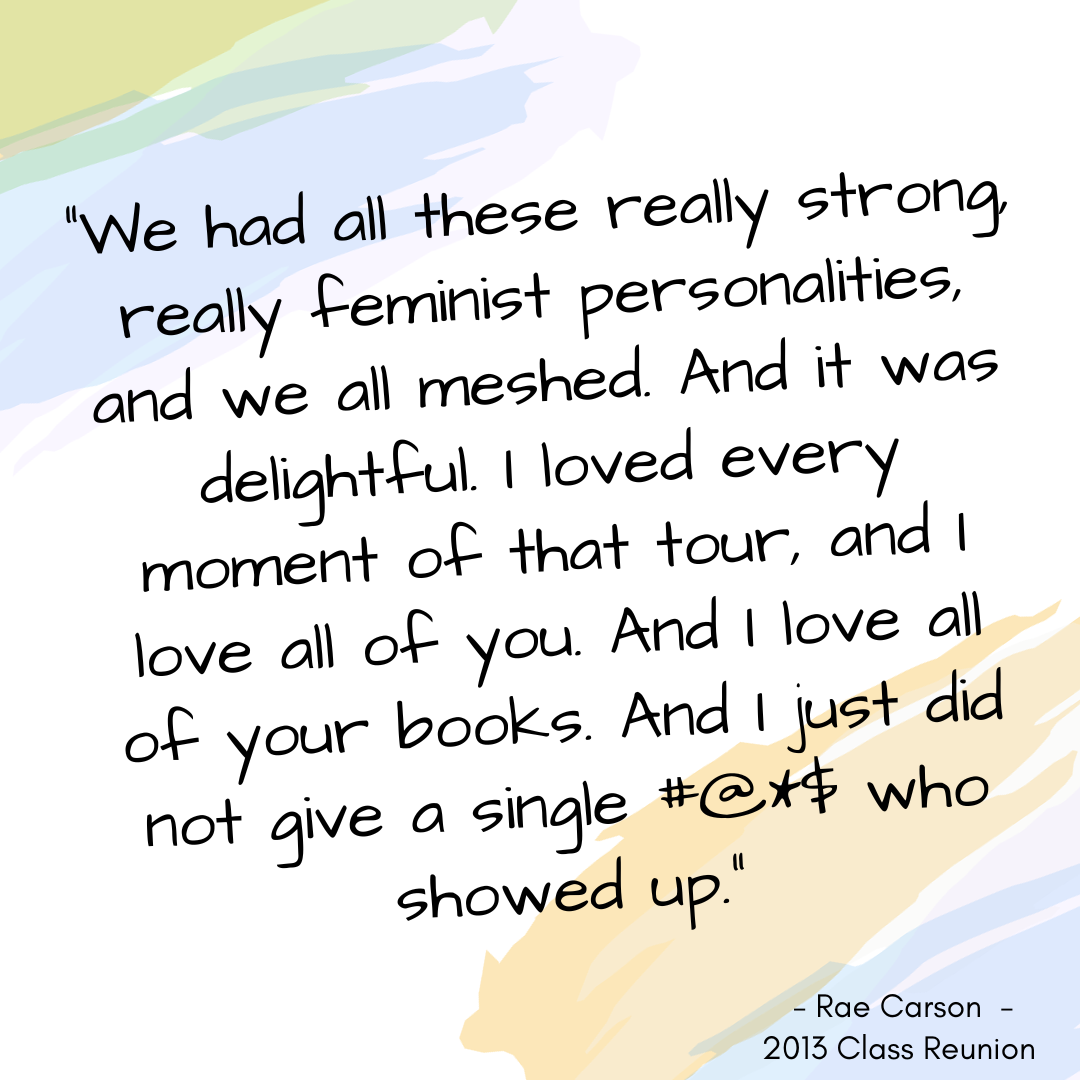 A 2013 Class Reunion with Rae Carson, Madeleine Roux, Michelle Gagnon ...