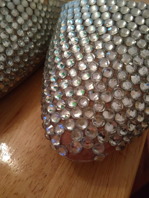 Rhinestone Covered Shoes — Sandy Salierno