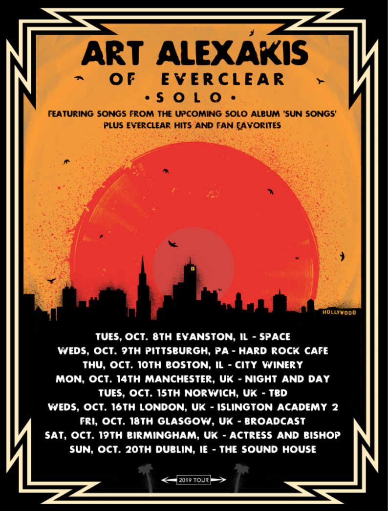 EVERCLEAR FRONTMAN ART ALEXAKIS ANNOUNCES DEBUT SOLO ALBUM ‘SUN SONGS ...