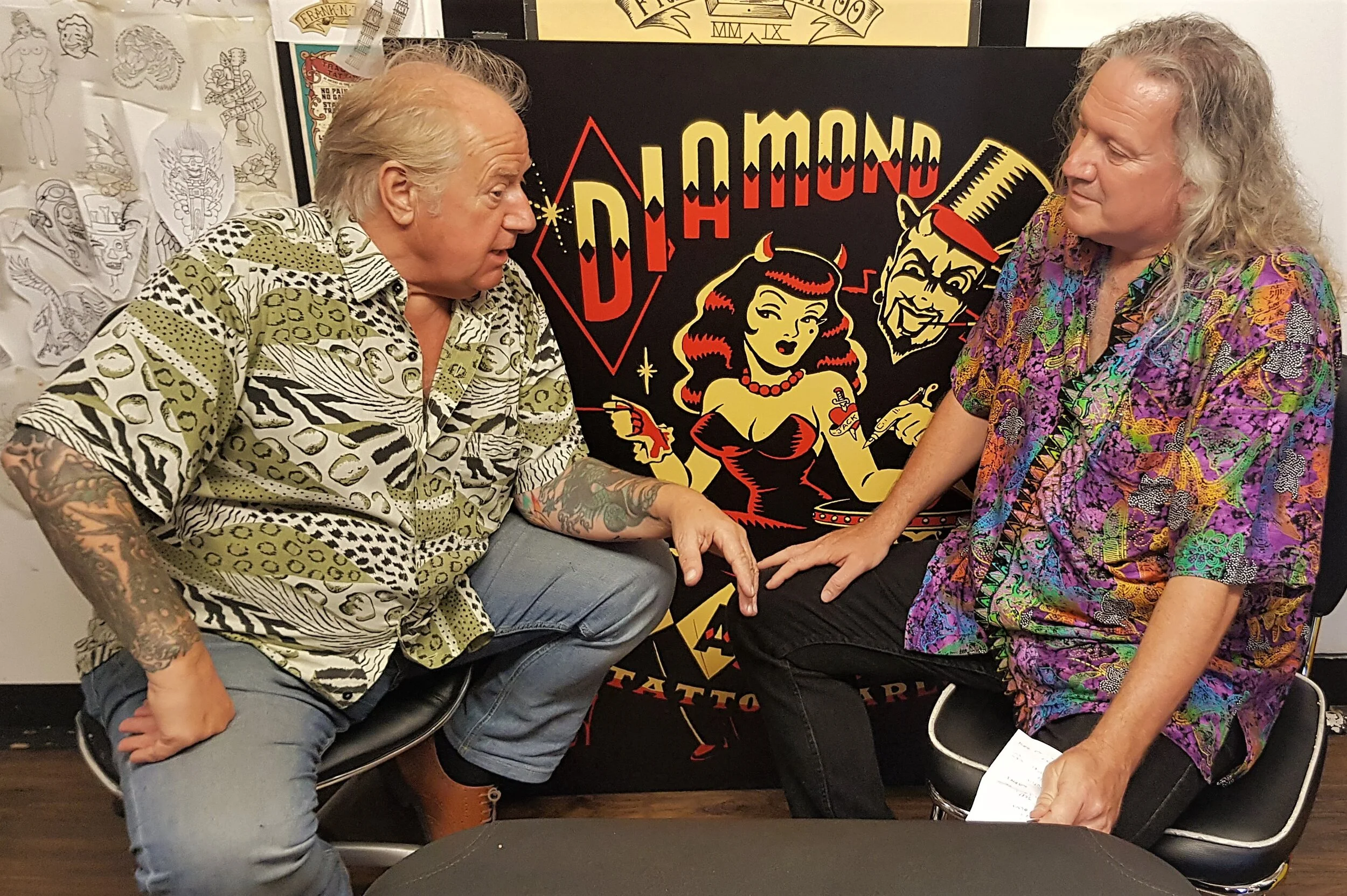 Dennis Cockell - Returns to The Diamond Jacks Rock n Roll Tattoo ...