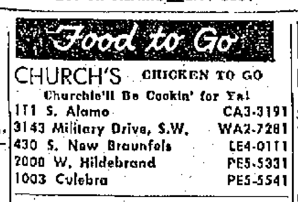 Church's Chicken: A San Antonio-born Legacy — ScoutSA