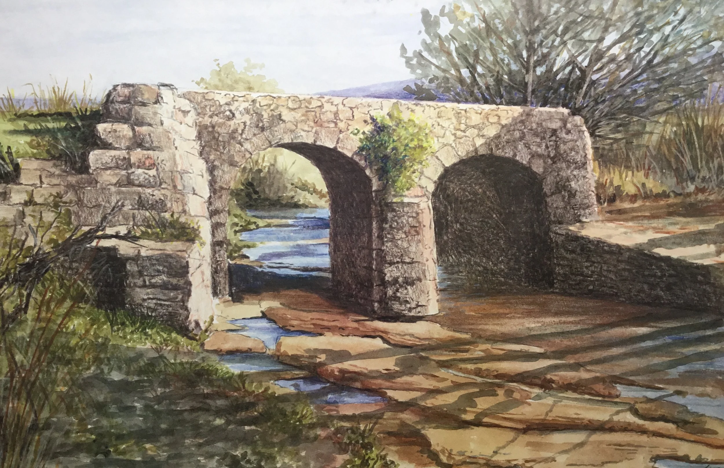 Ancient Roman Arch Bridge