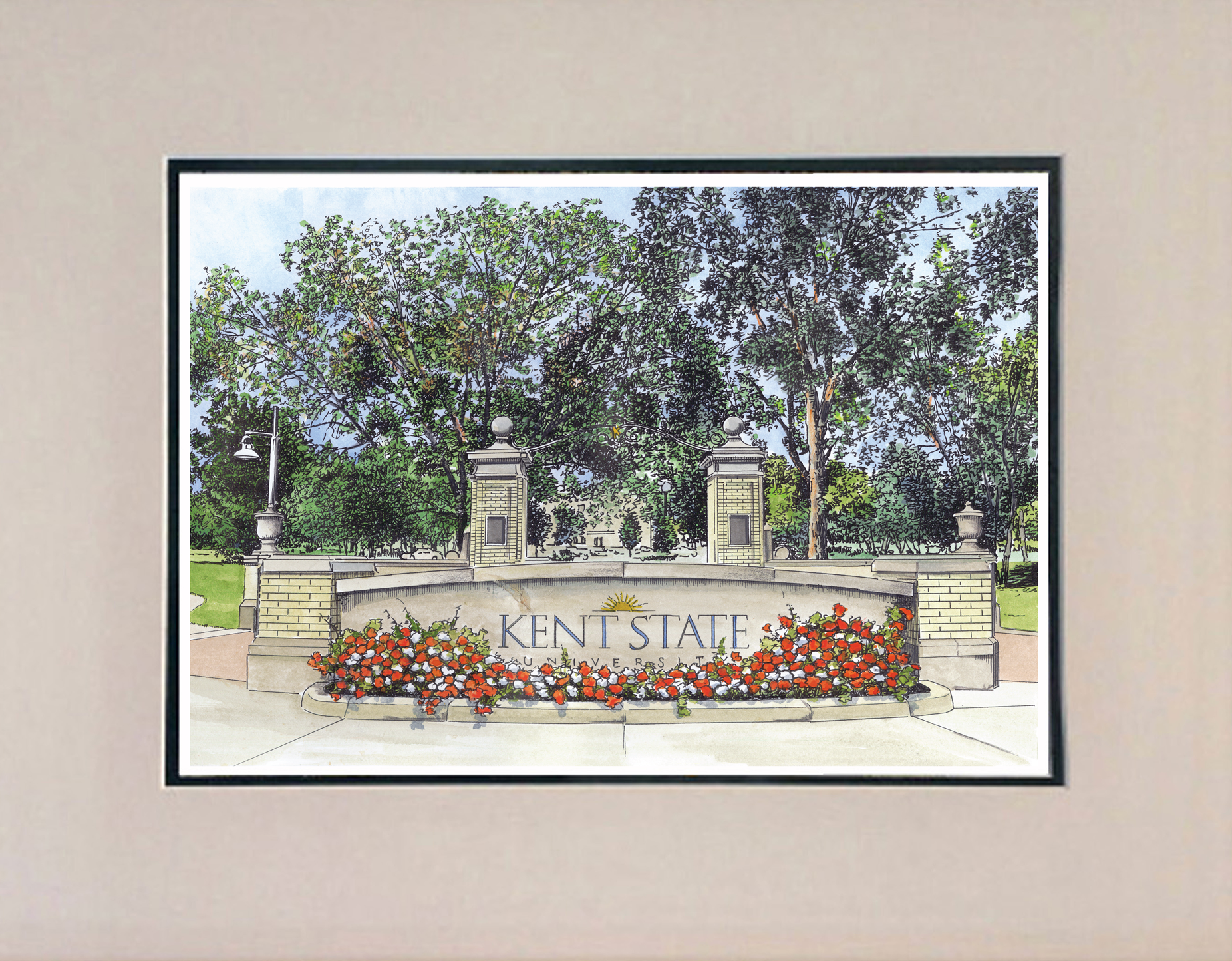 Kent State University Sign
