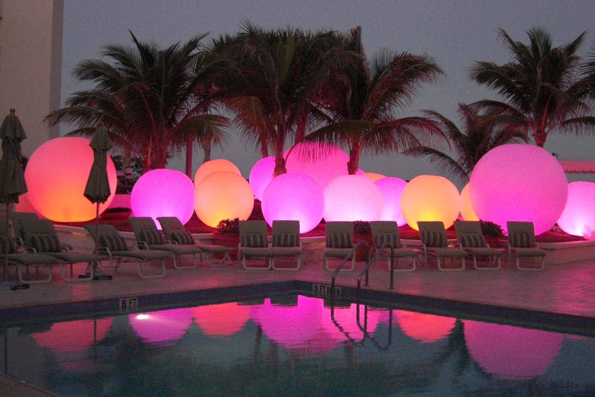 Inflatable Sphere LED lighting _ inflatable ball LED lighting ...