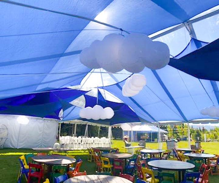 Inflatable Clouds with LED lighting, Inflatable Cloud with LED lights ...
