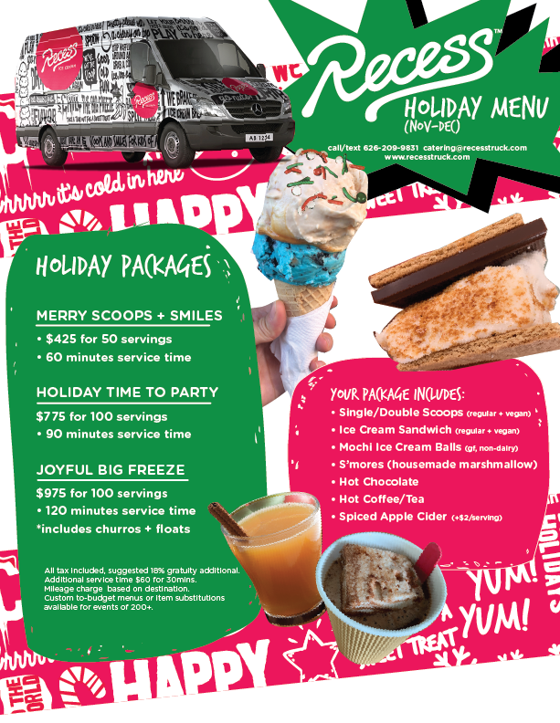 Catering — Recess Truck Ice Cream