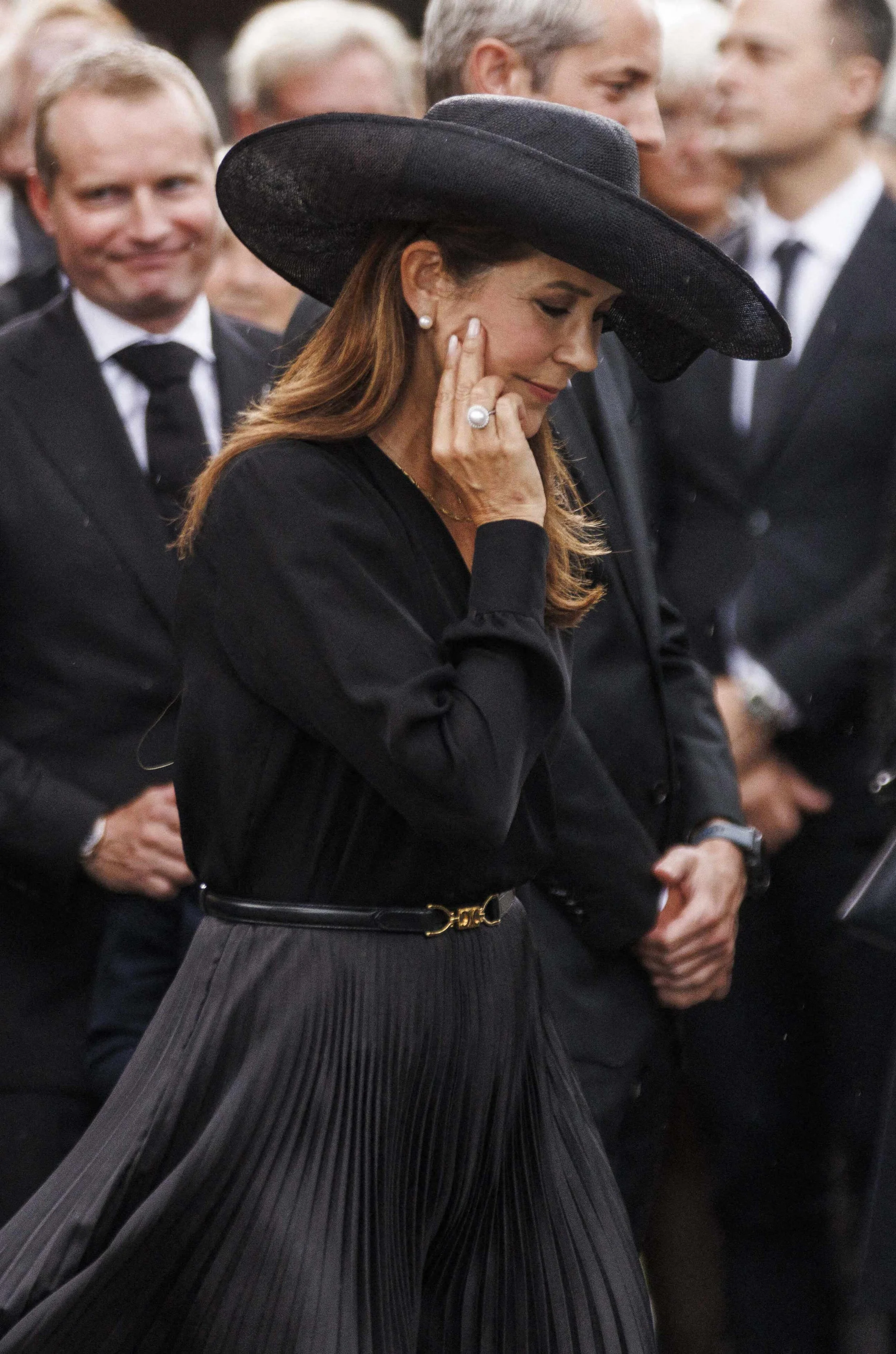 The King and Queen of Denmark Attend Funeral of Former Chief of Court ...