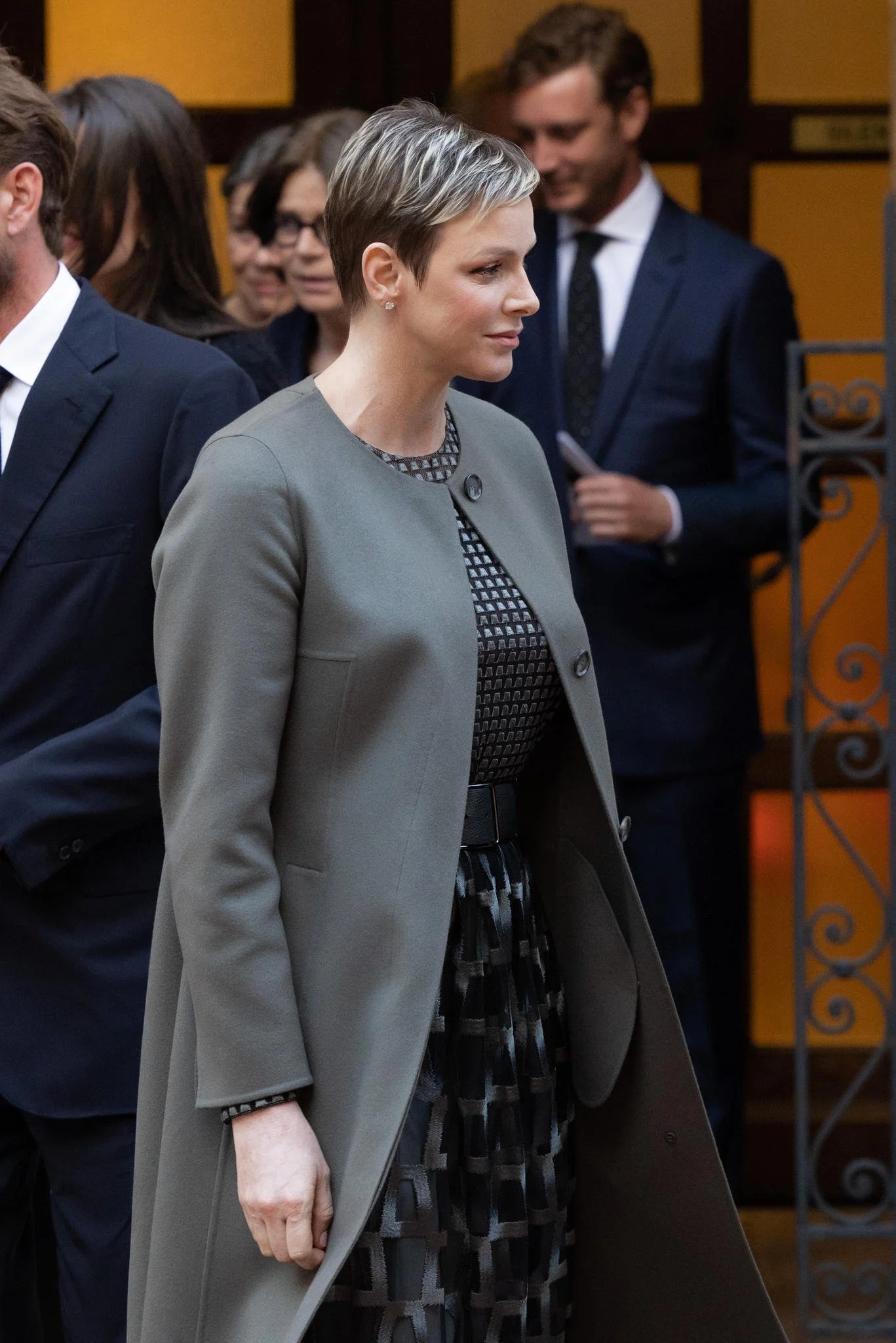 The Princely Family of Monaco Attend Mass in Memory of Prince Rainier ...