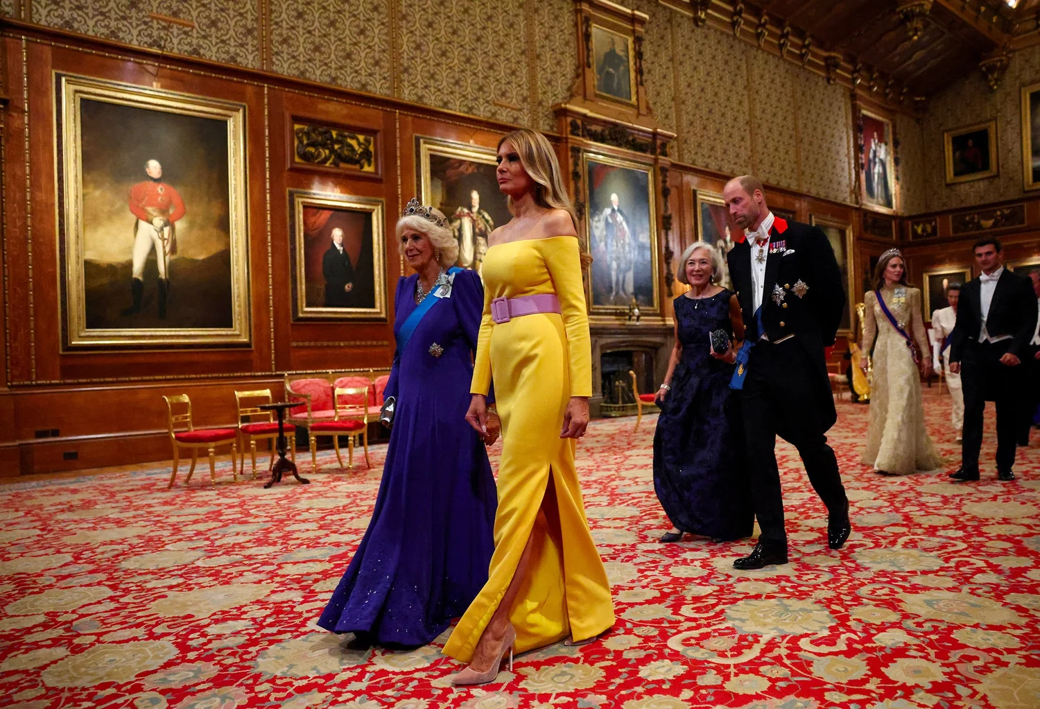 The King and Queen of the United Kingdom Host State Banquet in Honour ...