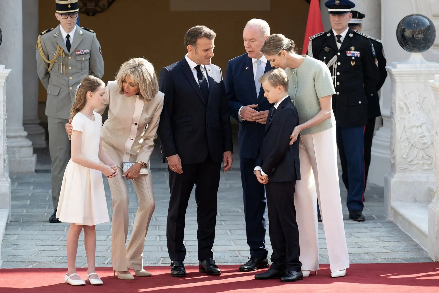 The Prince and Princess of Monaco Welcome the President and First Lady ...