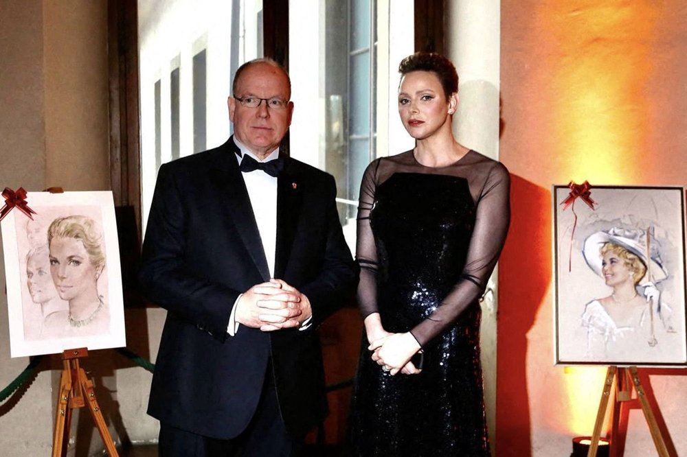 The Prince and Princess of Monaco Attend Gala Dinner in Florence ...
