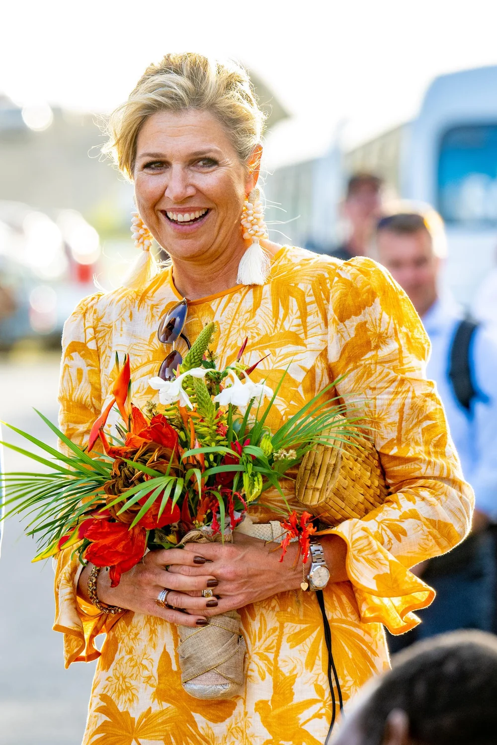 The King and Queen of The Netherlands and The Princess of Orange Visit ...
