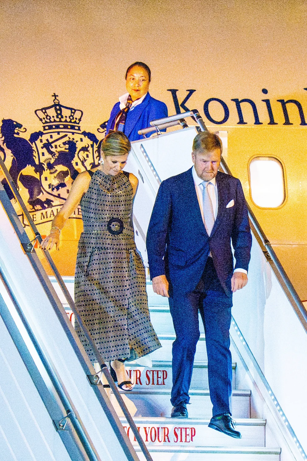 The King and Queen of the Netherlands Arrive in Suriname for State ...