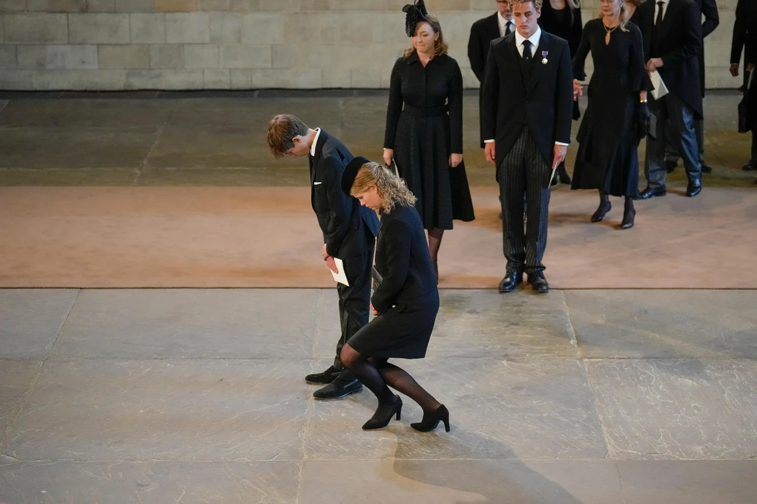 Lady Louise Windsor Attends Lying-in State of Queen Elizabeth II ...