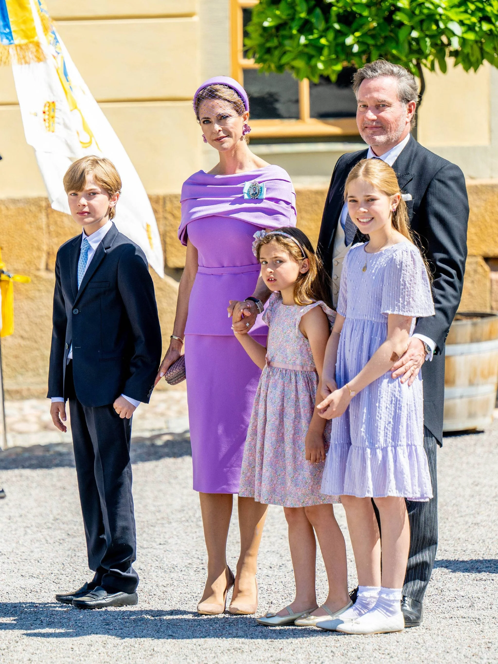 Princess Madeleine of Sweden Attends Christening of Princess Ines ...