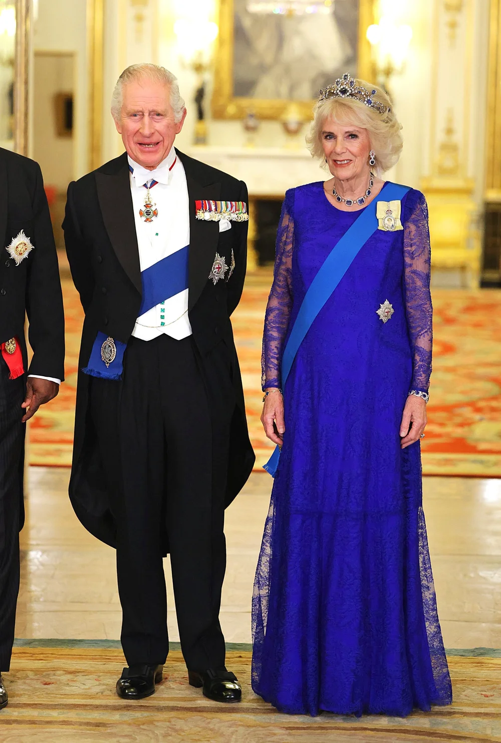 The King and Queen of the United Kingdom Host State Banquet in Honour ...