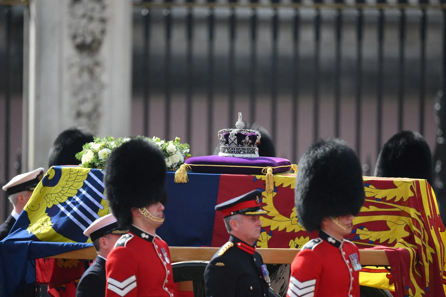 The Princess Royal Marches in the Lying-in State Procession of Queen ...