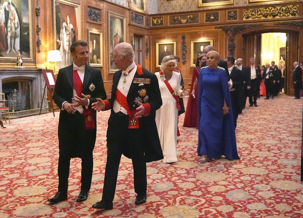 The King and Queen of the United Kingdom Host State Banquet in Honour ...