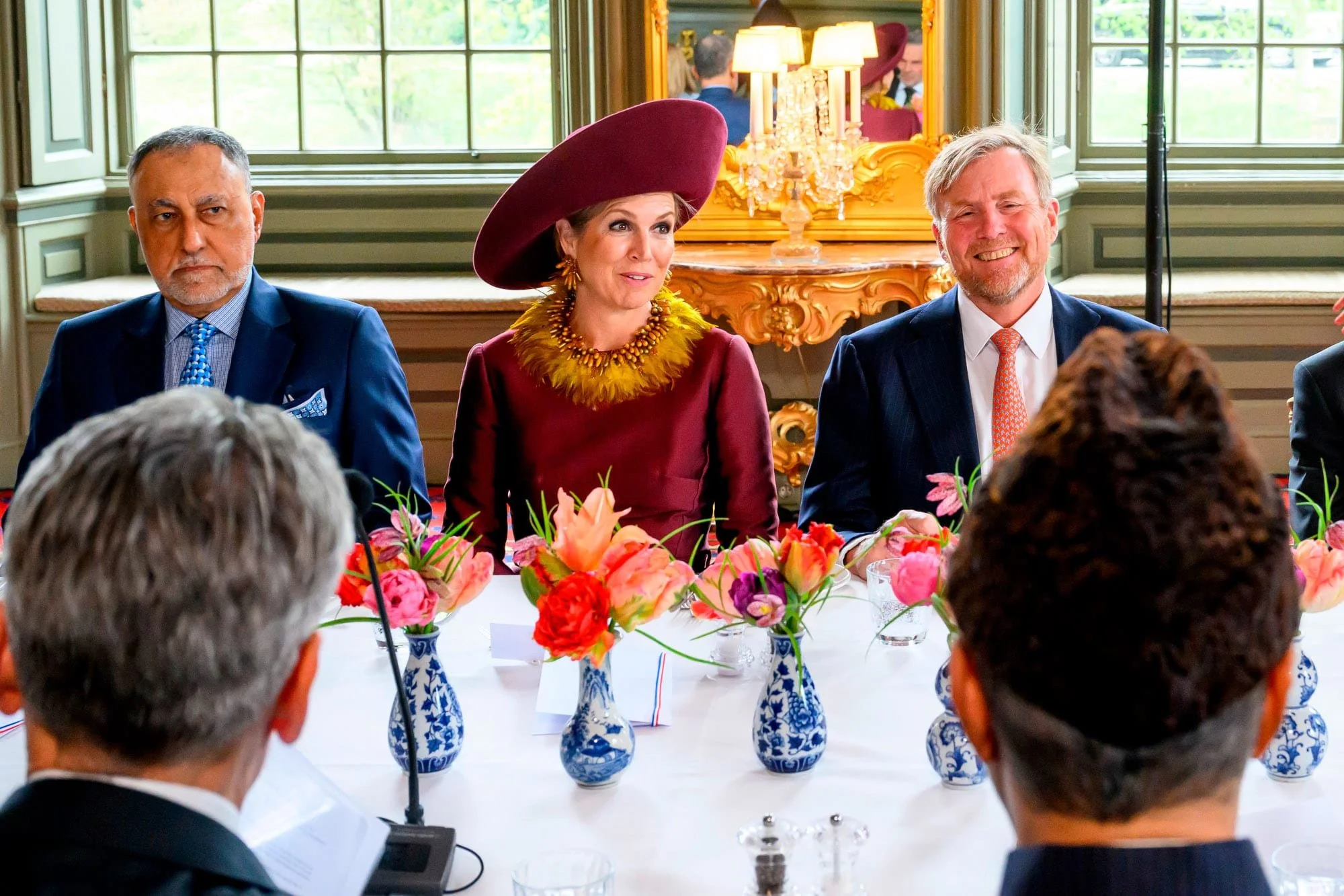 The King and Queen of the Netherlands Attend Luncheon Hosted by the ...