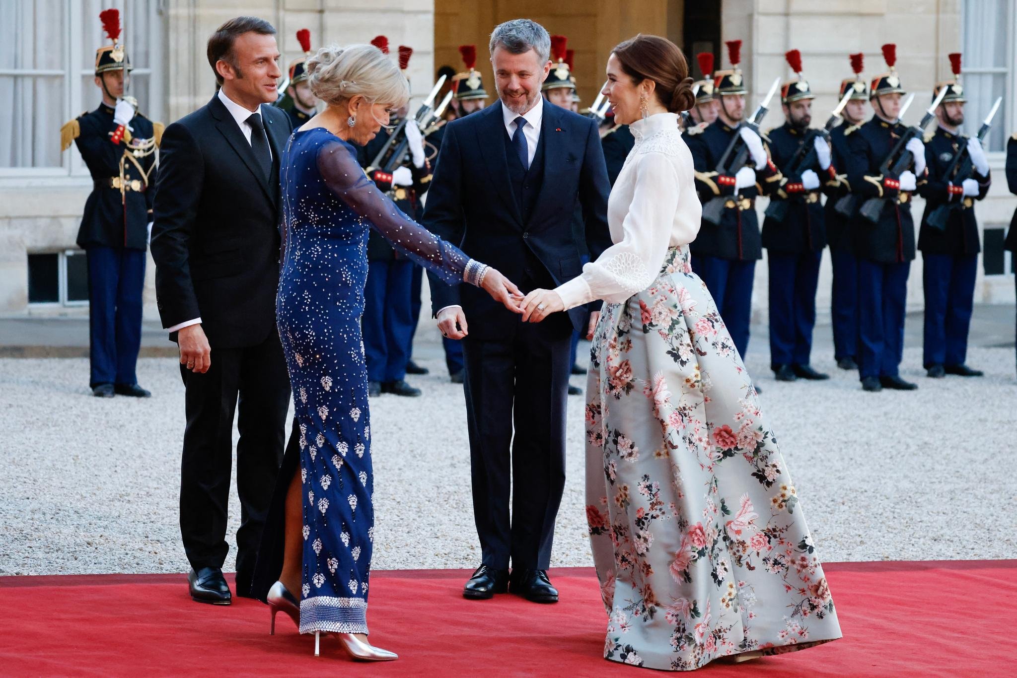 The King and Queen of Denmark Attend State Banquet in Paris — Royal ...