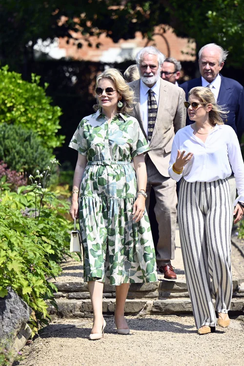 Queen Mathilde Visits van Buuren Museum & Gardens in Uccle — Royal ...