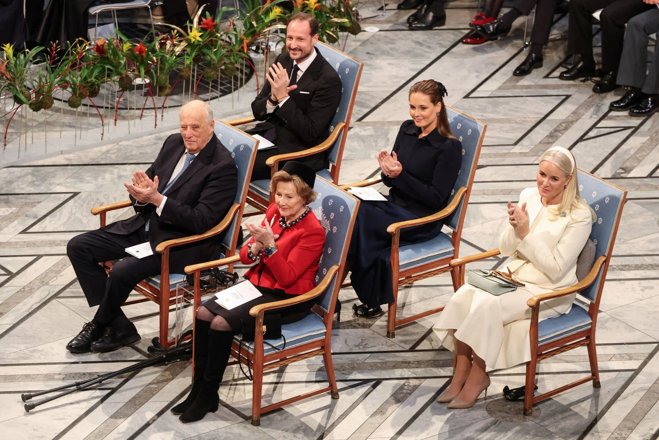 The Royal Family of Norway Attend Nobel Peace Prize 2025 Ceremony ...
