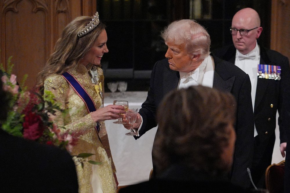 The Prince and Princess of Wales Attend State Banquet in Honour of the ...