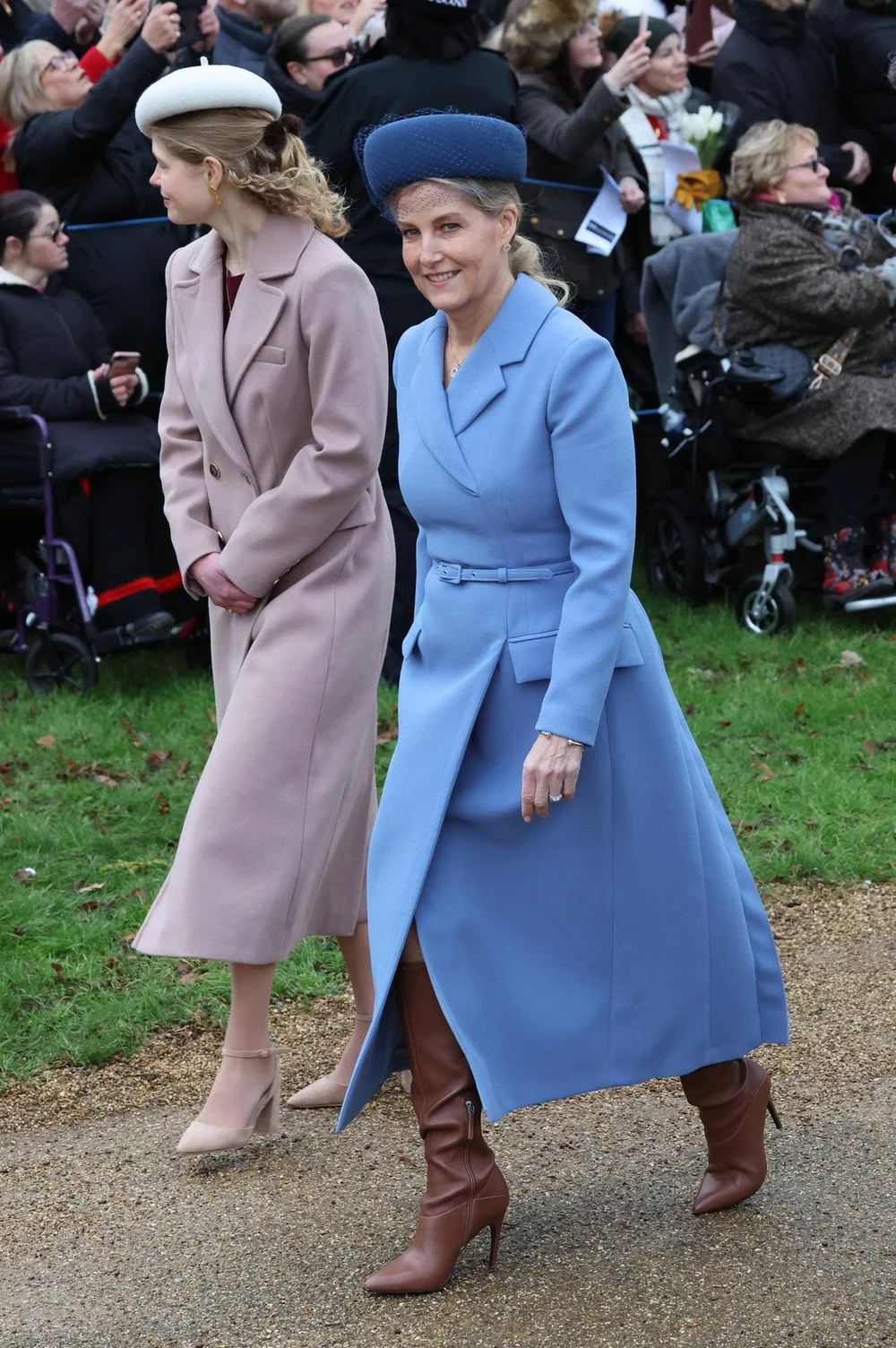 The Duchess of Edinburgh and Lady Louise Attend Christmas Day Service ...