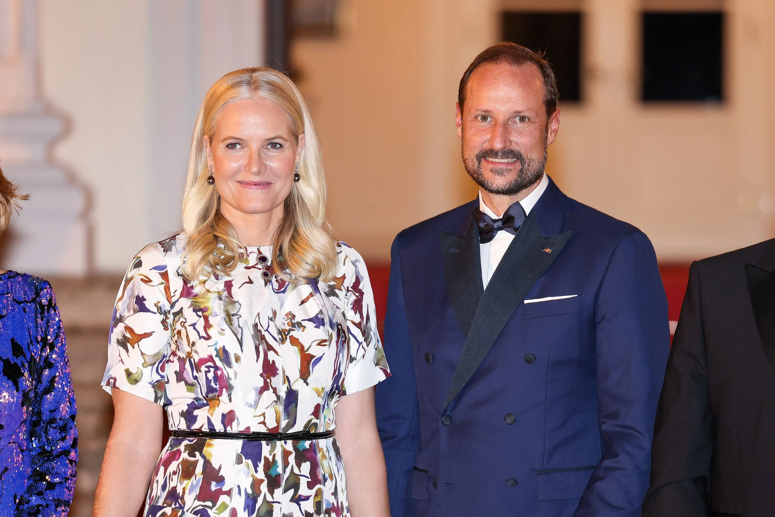 The Crown Prince and Crown Princess of Norway Attend Official Dinner in ...