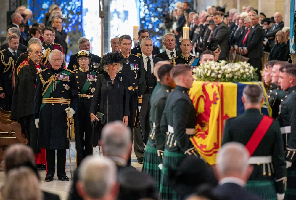 Queen Camilla Attends Thanksgiving Service for the Life of Queen ...