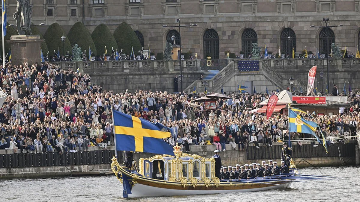 The King and Queen of Sweden Attend Golden Jubilee Parade and Concert ...