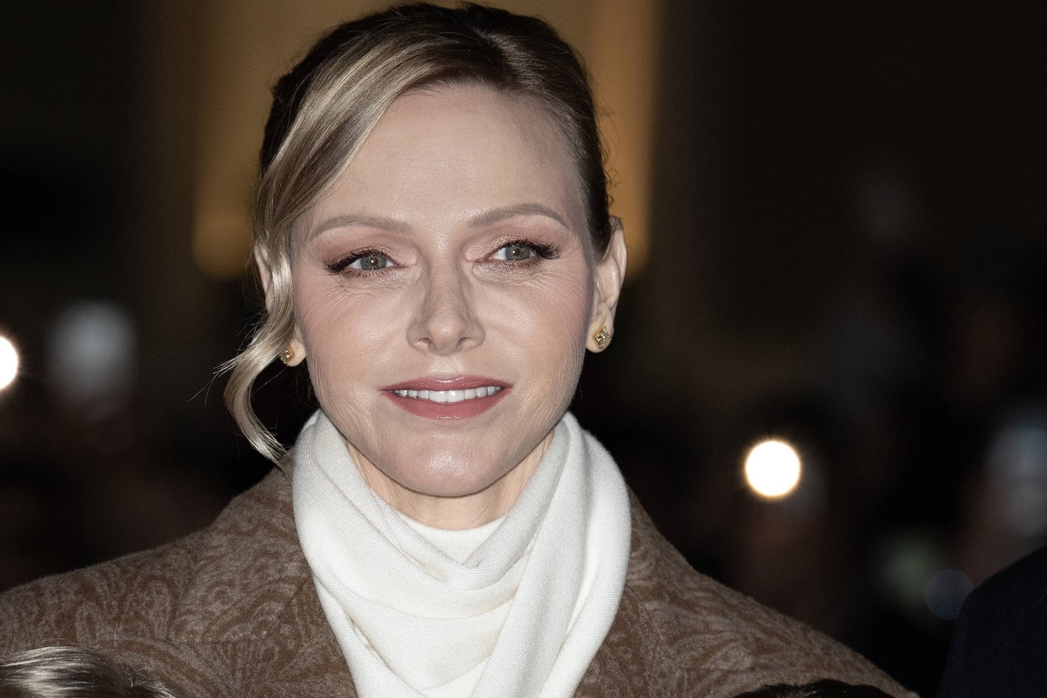 The Prince and Princess of Monaco Turn on Christmas Lights at the Place ...