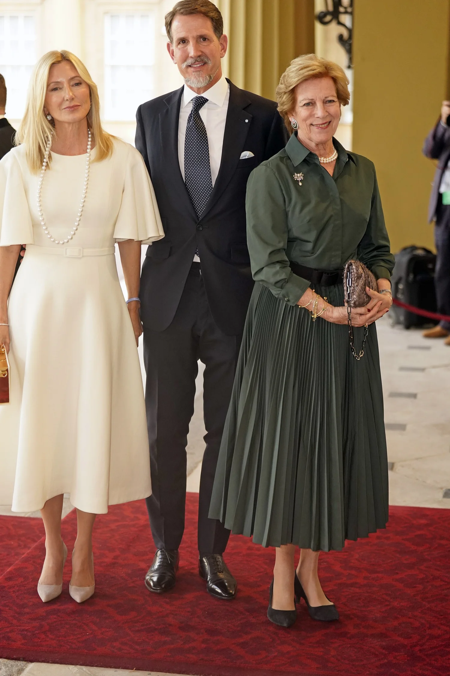 Queen Anne Marie and Crown Princess Marie Chantal Attend Coronation ...