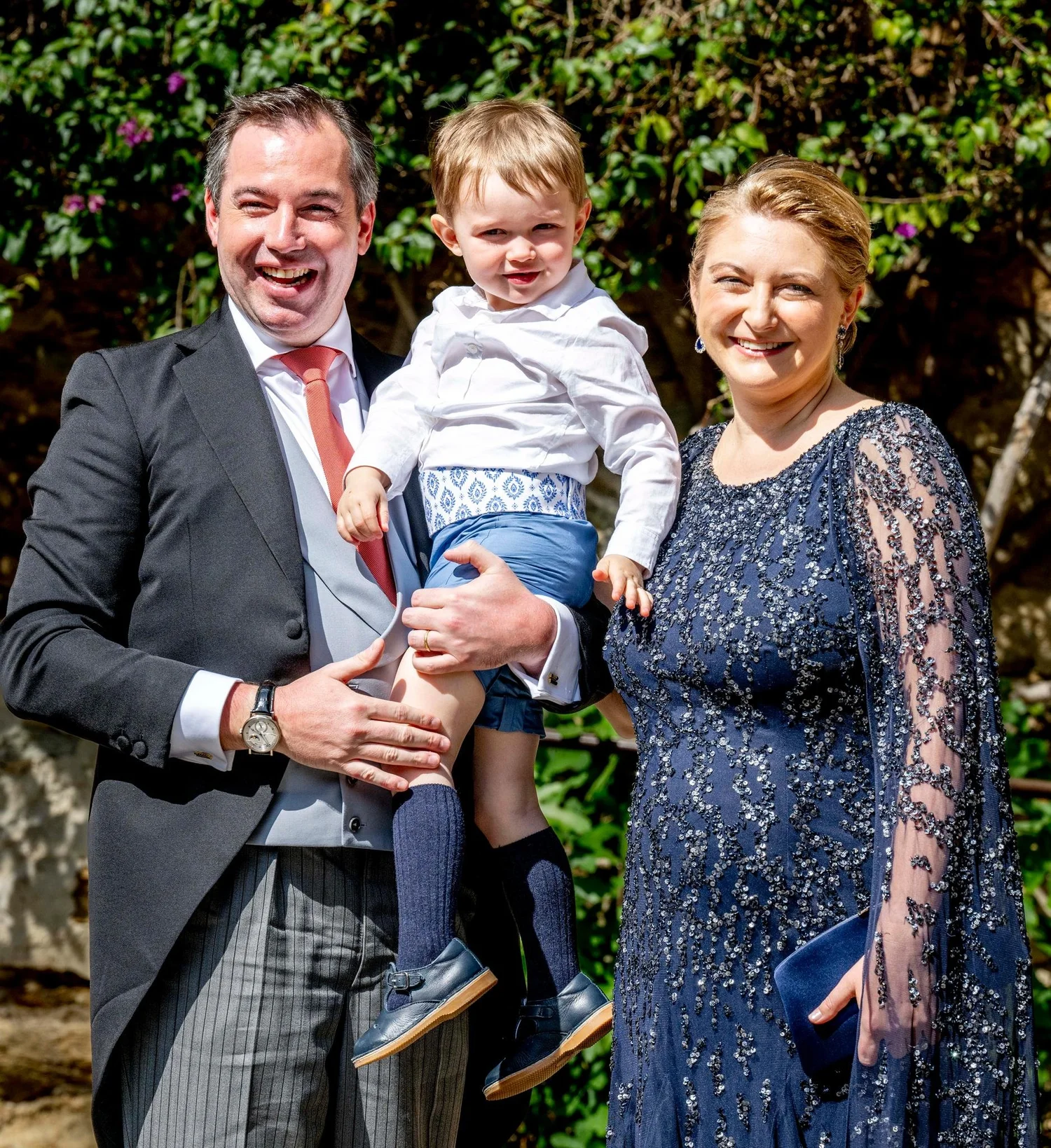 The Hereditary Grand Duke and Hereditary Grand Duchess of Luxembourg Attend Wedding of Princess ...