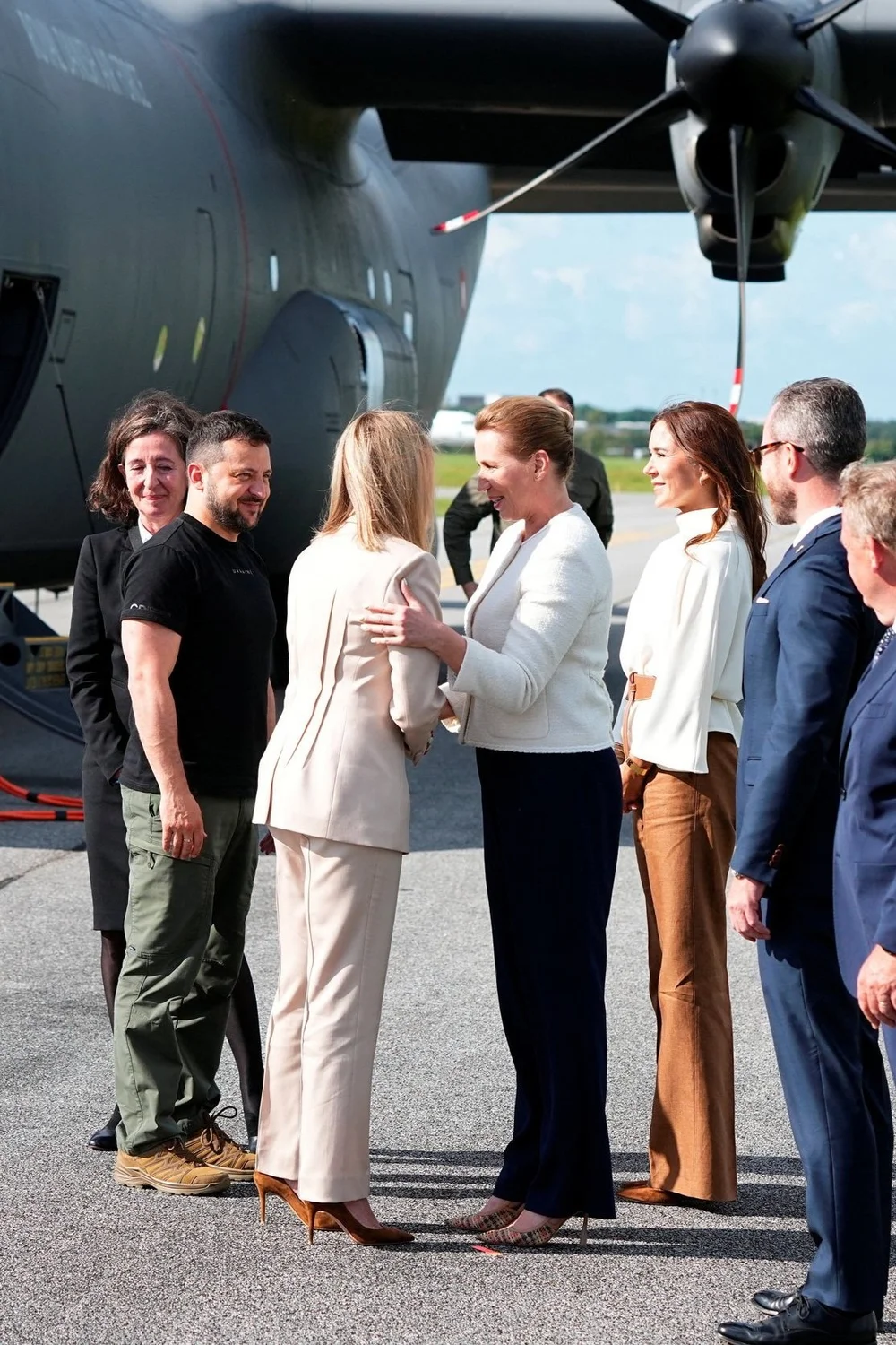 Crown Princess Mary and the First Lady of Ukraine Attend Service at ...